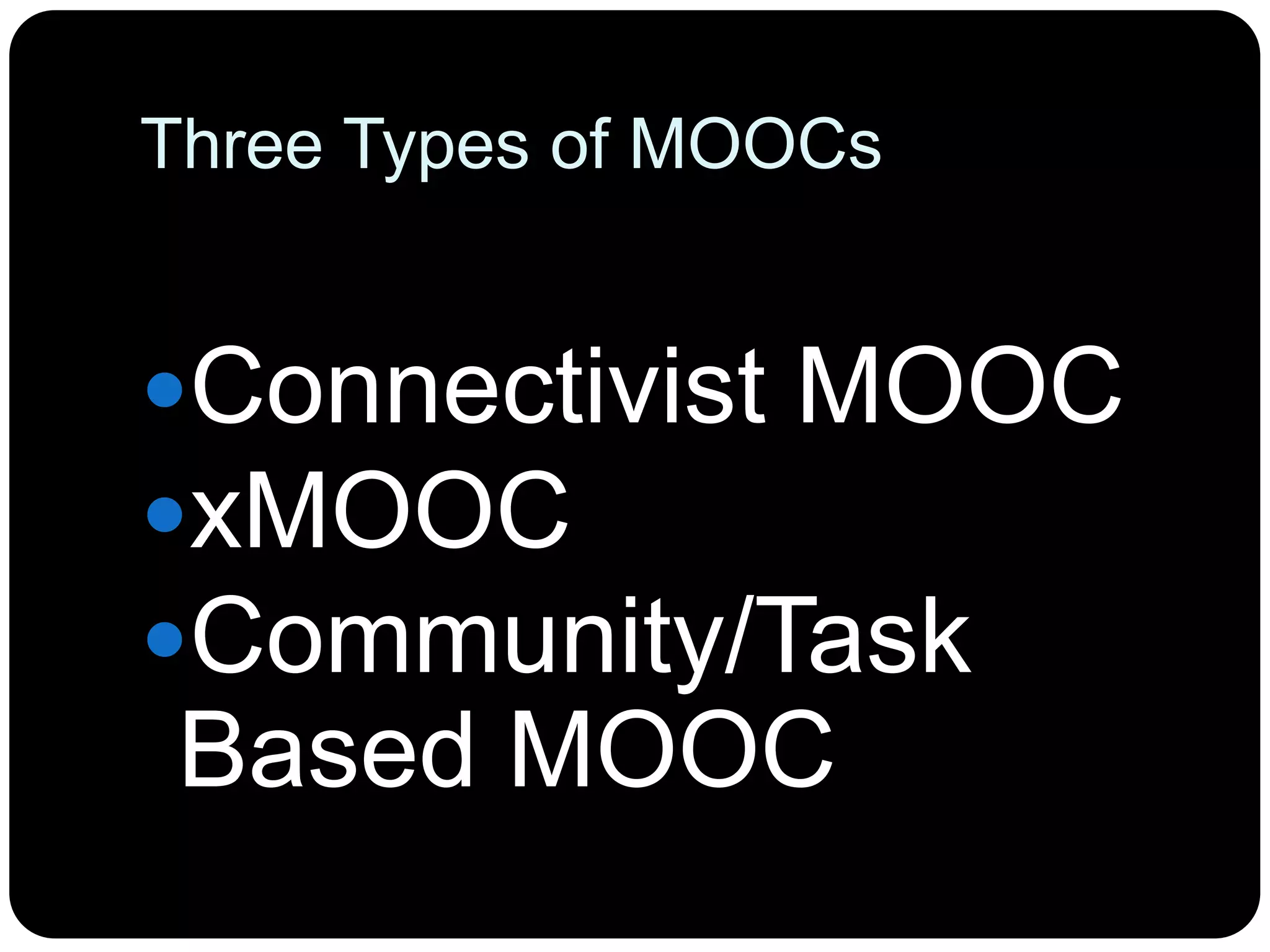 Mooc presentation | PPT