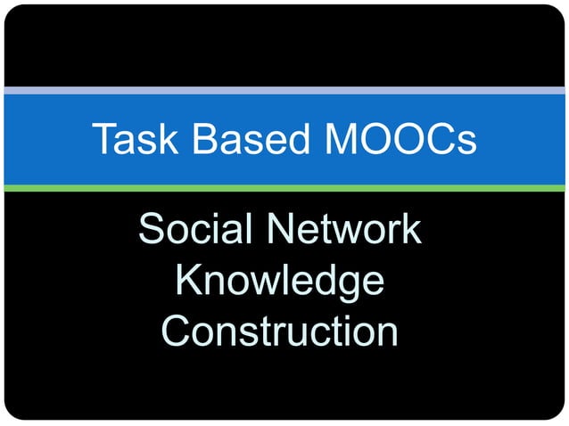 Mooc presentation | PPT