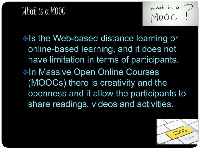 Mooc presentation | PPTX