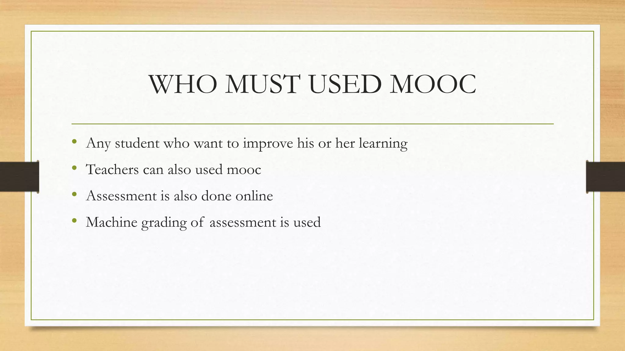 Mooc presentation 1 | PPTX
