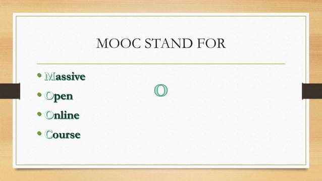 Mooc presentation 1 | PPT