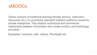 MOOCs and e-learning and Indian perspective | PPT
