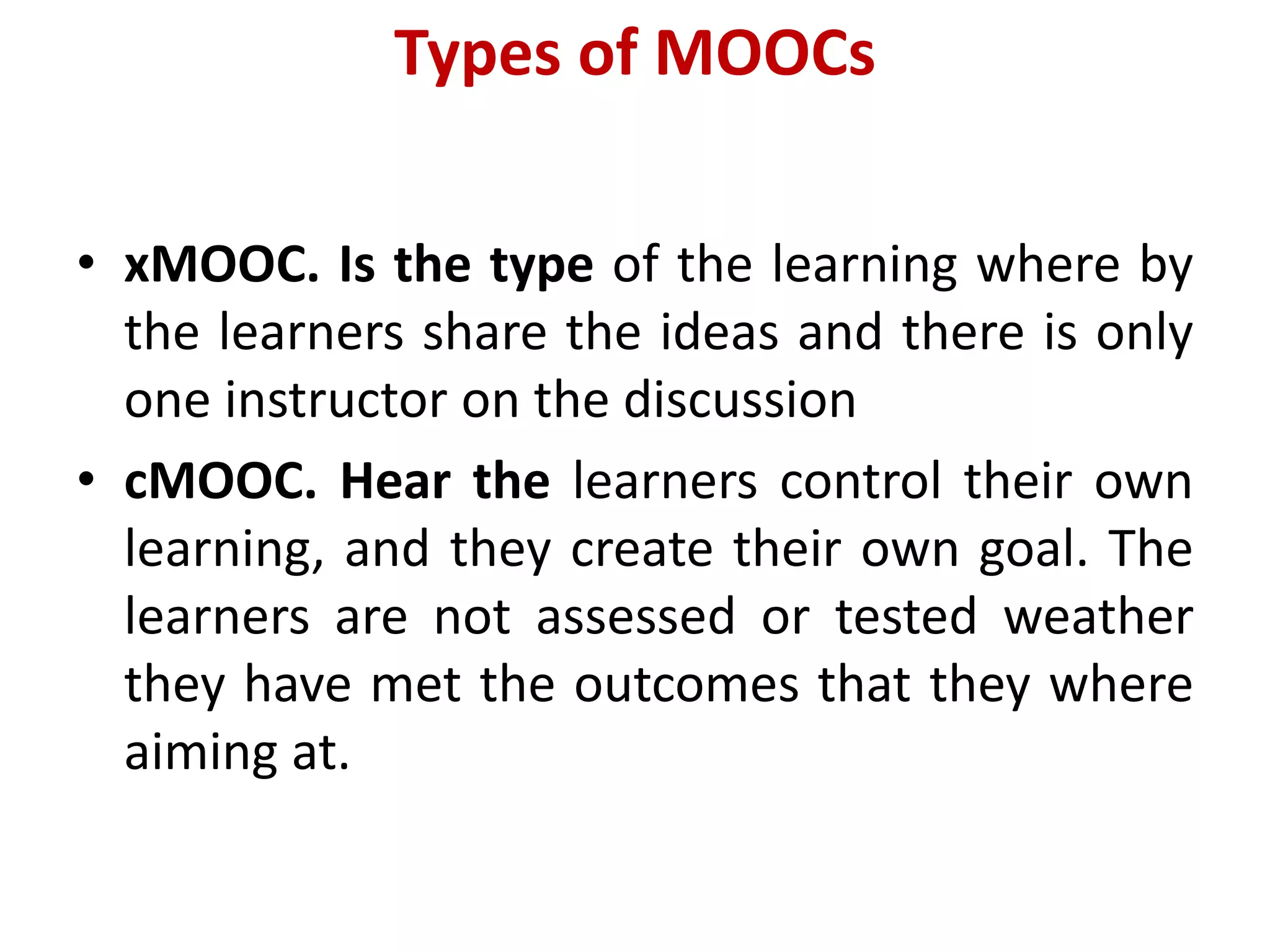 MOOCs | PPTX