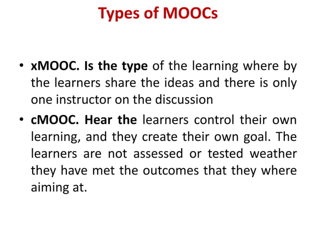 MOOCs | PPTX