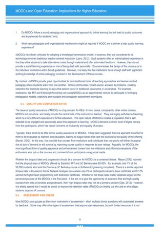 Moocs and Open Education | PDF | College Planning | College Education