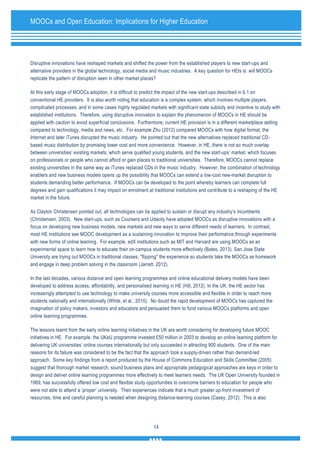 Moocs and Open Education | PDF | College Planning | College Education