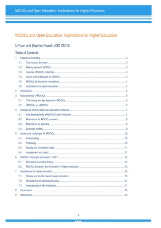 Moocs and Open Education | PDF | College Planning | College Education