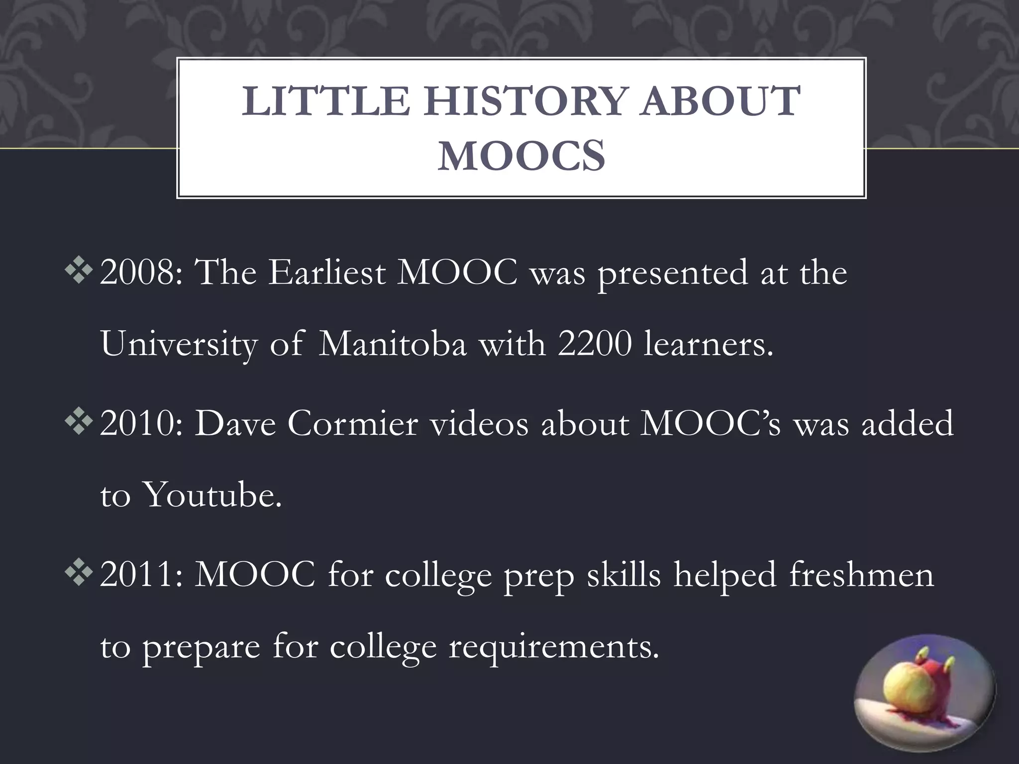 MOOCs Presentation | PPSX