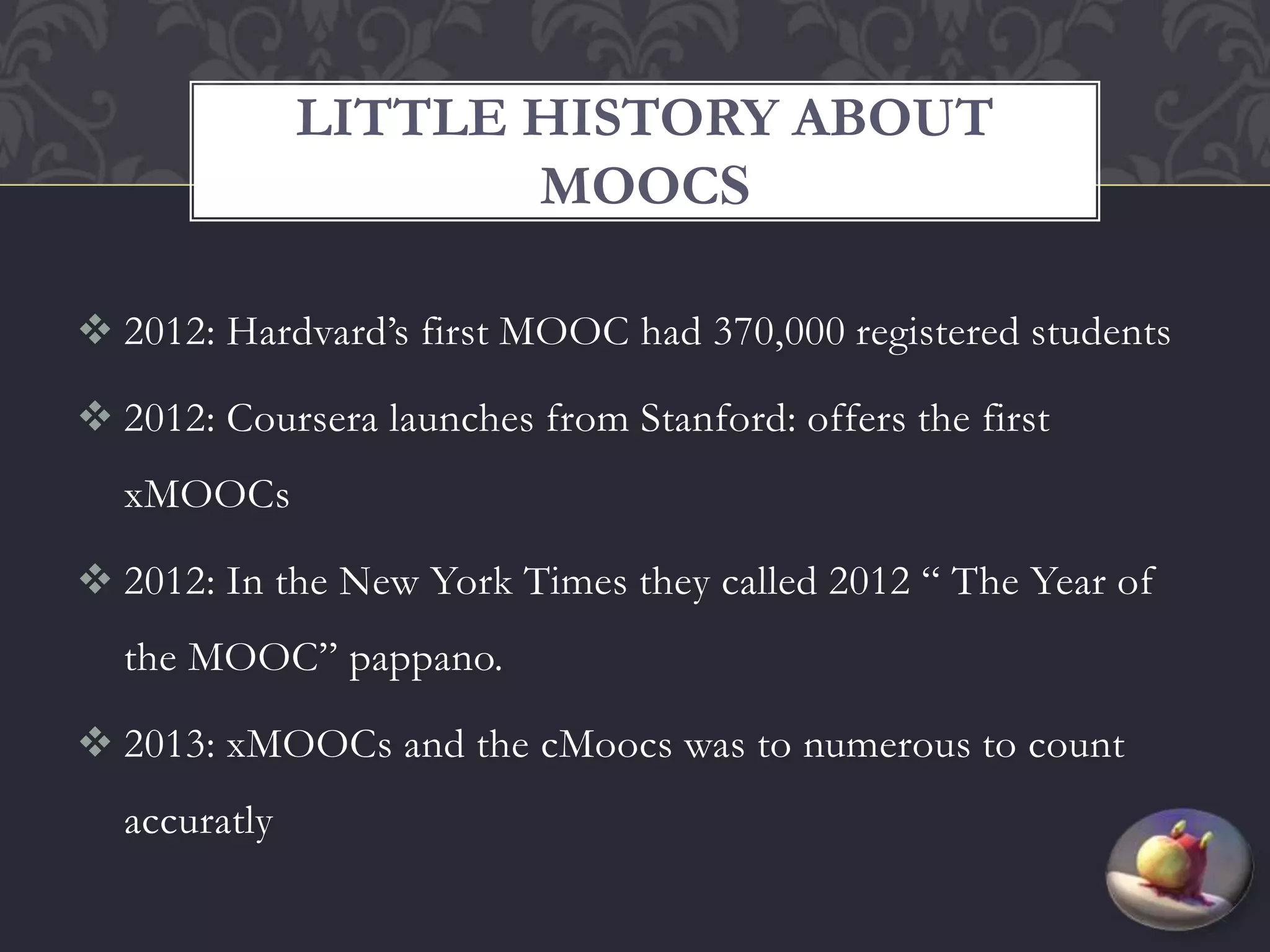 MOOCs Presentation | PPSX