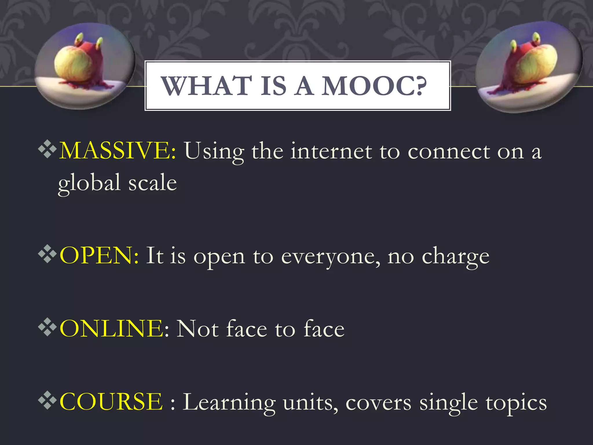 MOOCs Presentation | PPSX