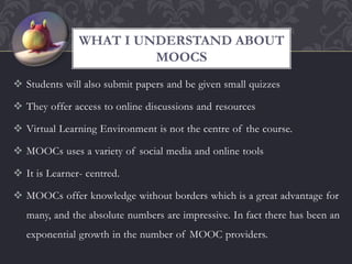 MOOCs Presentation | PPSX