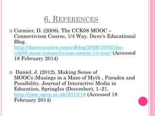 My MOOC- Food, Nutrition and Your Health | PPTX
