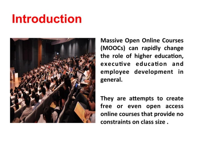 MOOCs Completion Rates and Possible Methods to Improve Retention - A ...