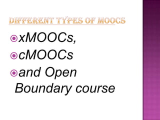 Moocs PowerPoint | PPTX