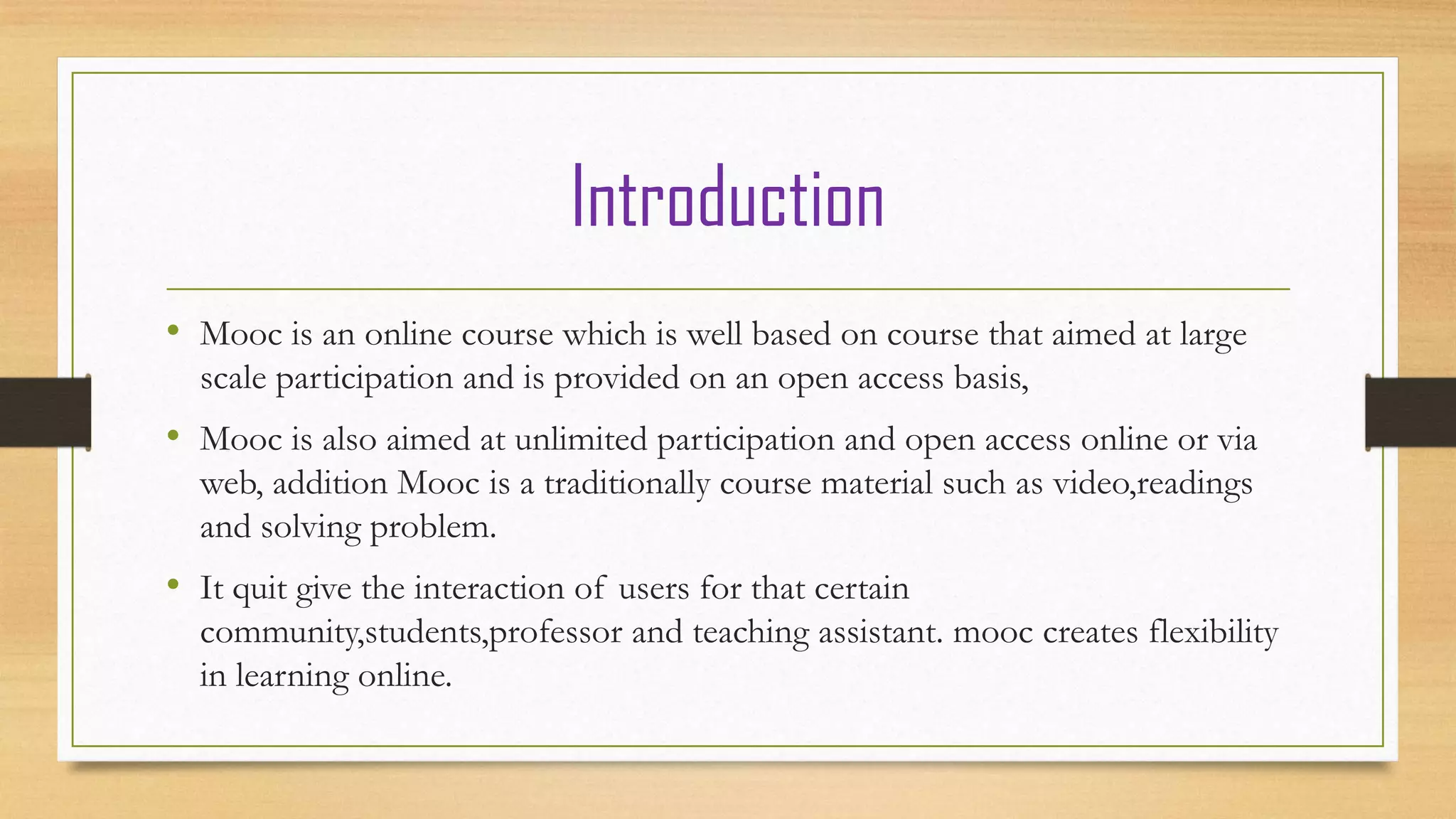 Mooc slides | PPTX