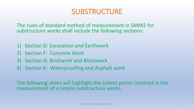 Mooc smm substructure_2 | PPTX | Civil Engineering Industry | Industries