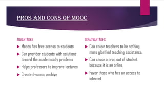 Moocs picture presentation | PPT
