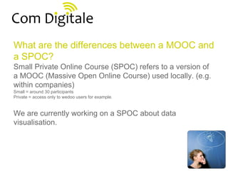Sponsored MOOC in a company | PPT