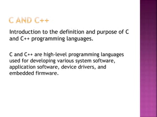 C++ Ppt | Ppt