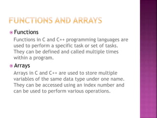 C++ ppt | PPTX