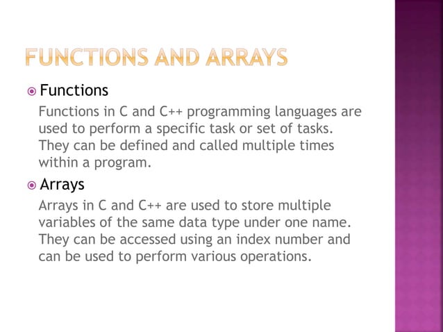 C++ ppt | PPTX