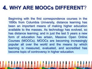 MoocS IN INDIA AND ITS PROSPECTIVE. GOALS | PPT