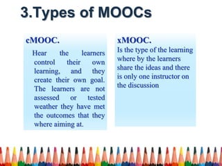 MoocS IN INDIA AND ITS PROSPECTIVE. GOALS | PPT