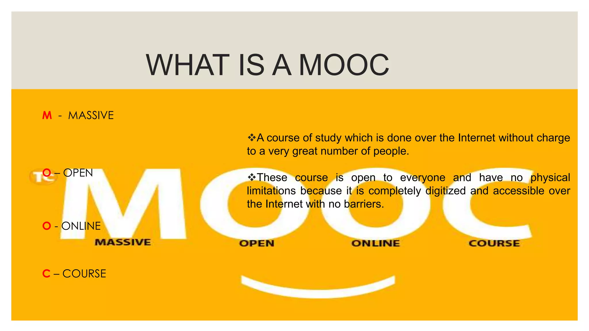 MOOC PRESENTATION | PPTX