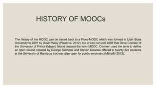 MOOC PRESENTATION | PPTX