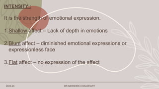 MOOD AND AFFECT PPT.pptx FROM SYNOPSIS . | PPTX