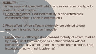 MOOD AND AFFECT PPT.pptx FROM SYNOPSIS . | PPTX