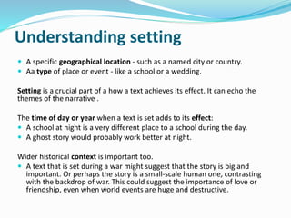 Mood and setting | PPTX