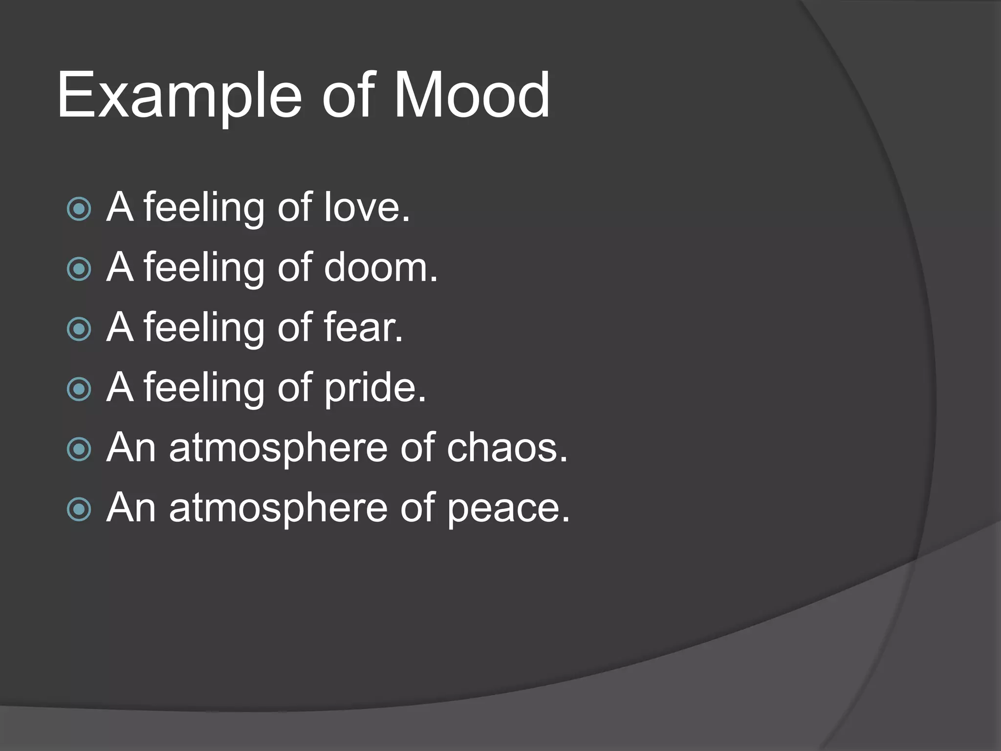 Mood and tone | PPT