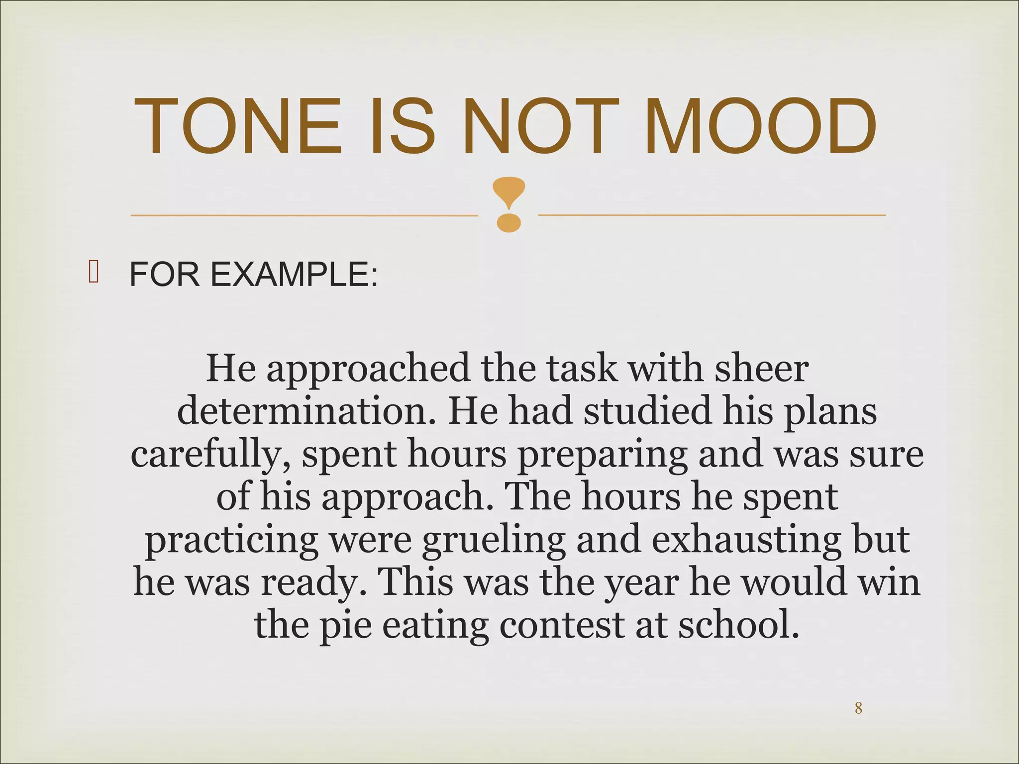 Mood and tone | PPT