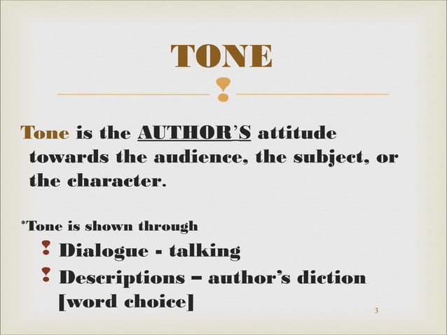 Mood and tone | PPT