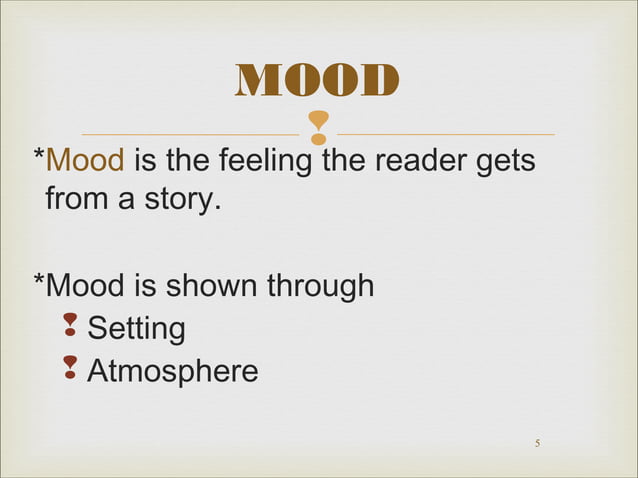 Mood and tone | PPT