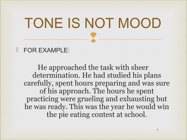 Mood and tone | PPT
