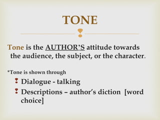 Mood and tone | PPT