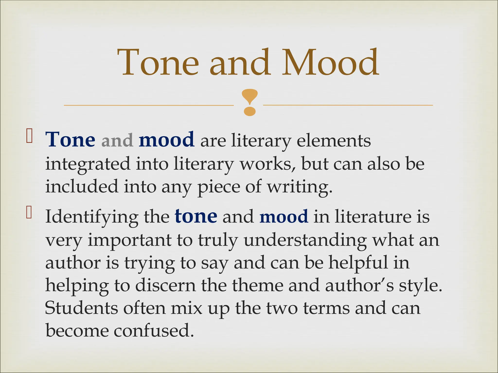 Mood and Tone Mood and ToneMood and Tone.ppt