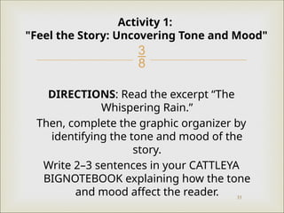 Quarter 1_ moodandtone- Q1_ENG7. Powerpoint presentation | PPTX