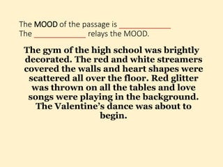 Mood and Tone for english language class | PPT