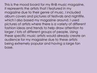 Mood board | PPTX | Music | Entertainment