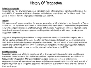 Music Genre Research | PPTX