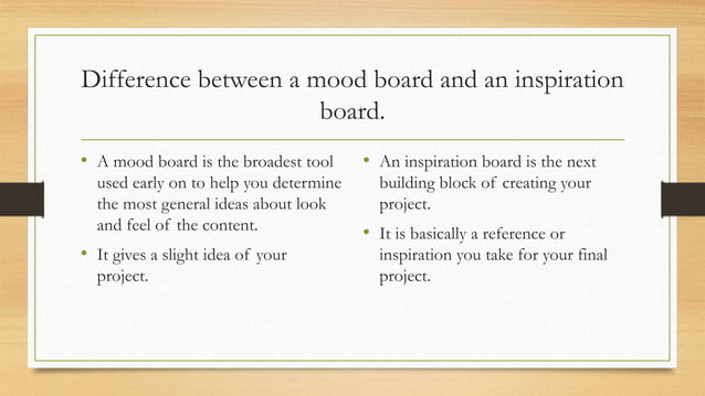 Mood board and inspiration board | PPTX | Arts and Crafts | Hobbies ...