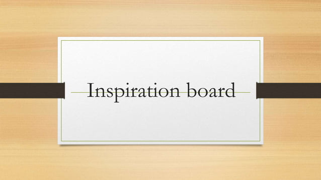 Mood board and inspiration board | PPTX | Arts and Crafts | Hobbies ...