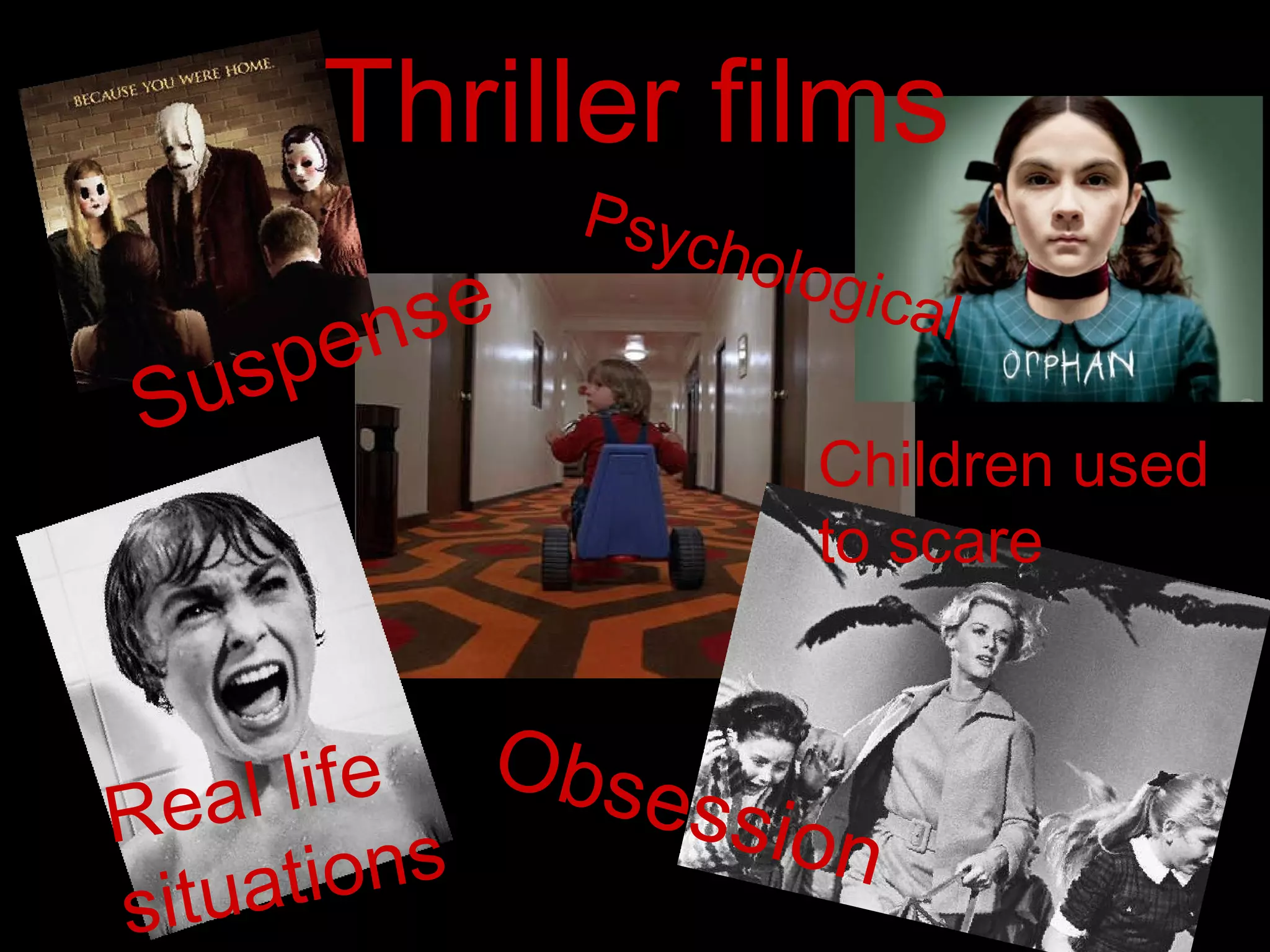 Mood board horror and thriller | PPT