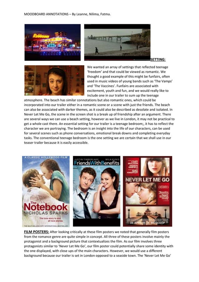 Moodboard Annotations | DOCX