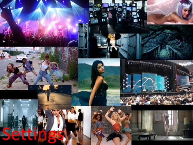 Mood board ideas for a music video production | PPTX
