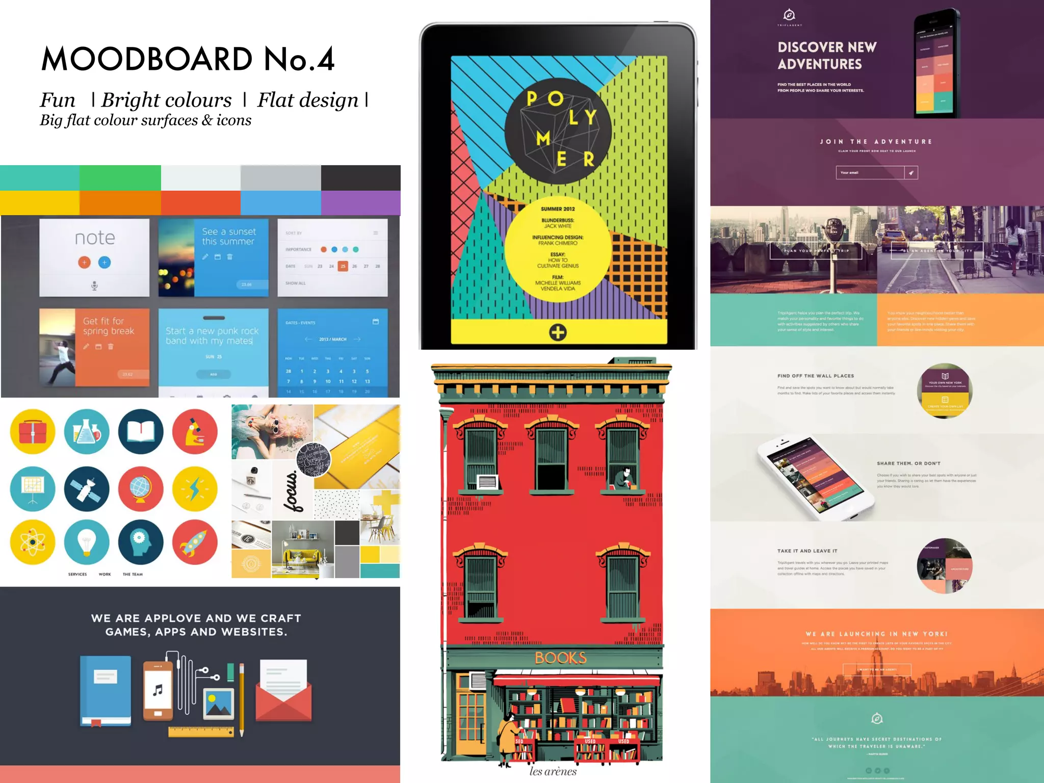Web design moodboards | PDF