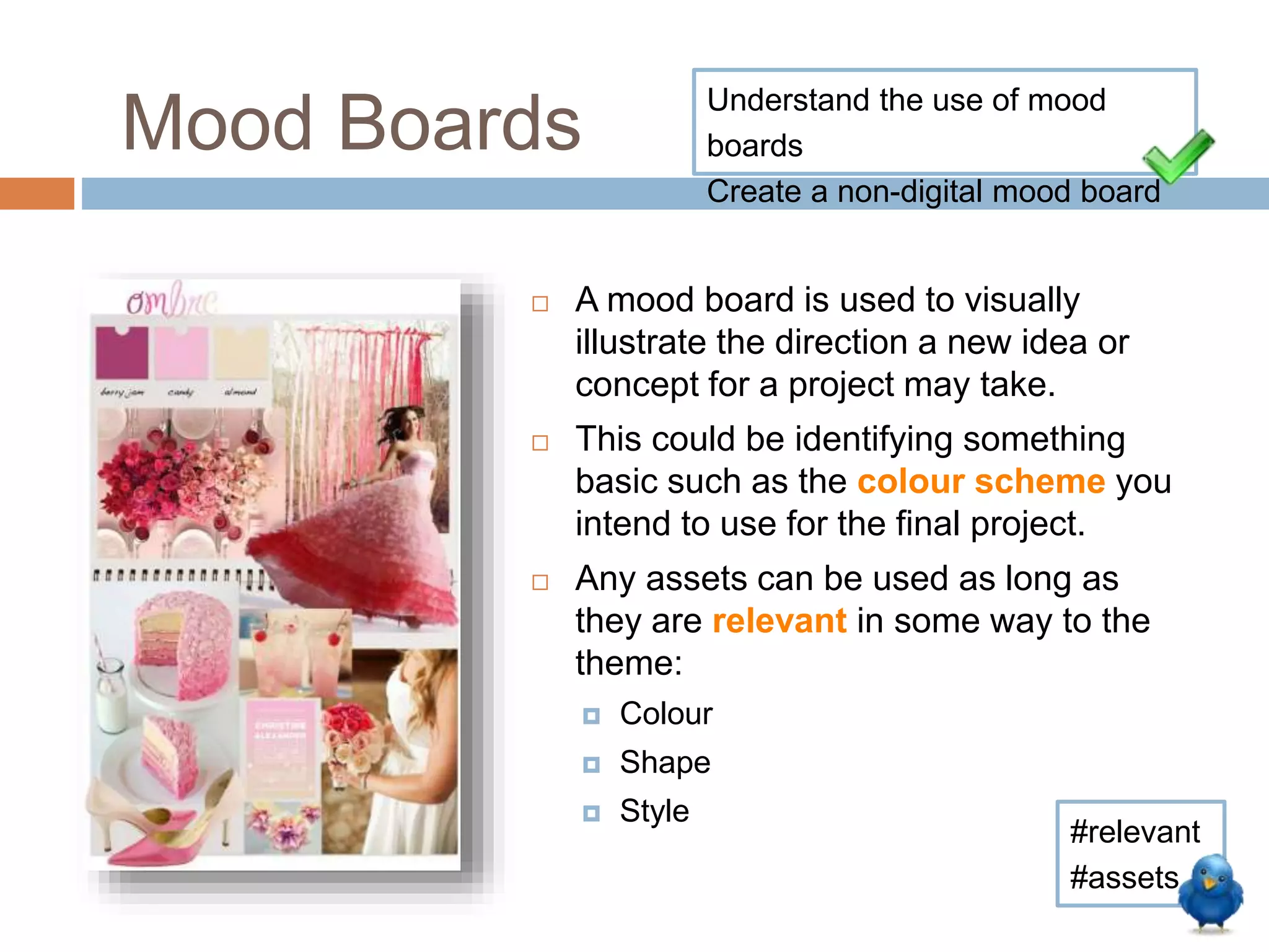 Moodboards Cover Lesson | PPTX